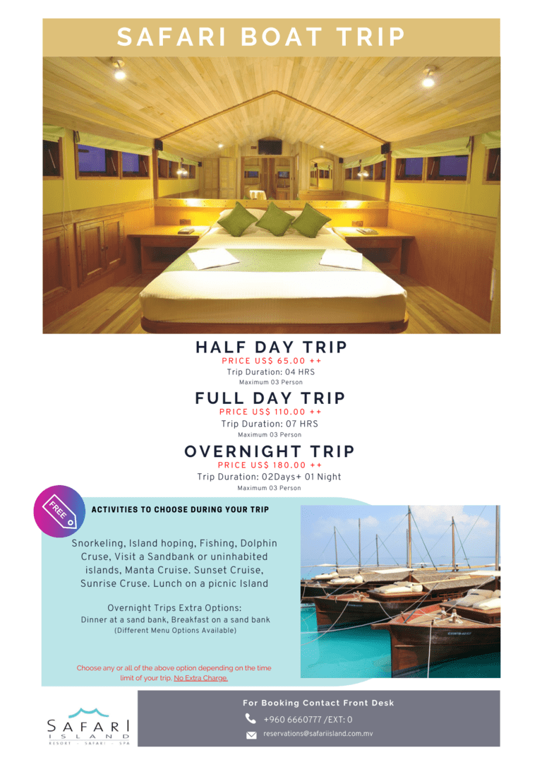 Safari Boat - Safari Island – RESORT-SAFARI-SPA